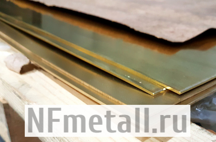 Латунный лист Л63т (твердая листовая латунь) 6мм: цена 434 руб. в ...